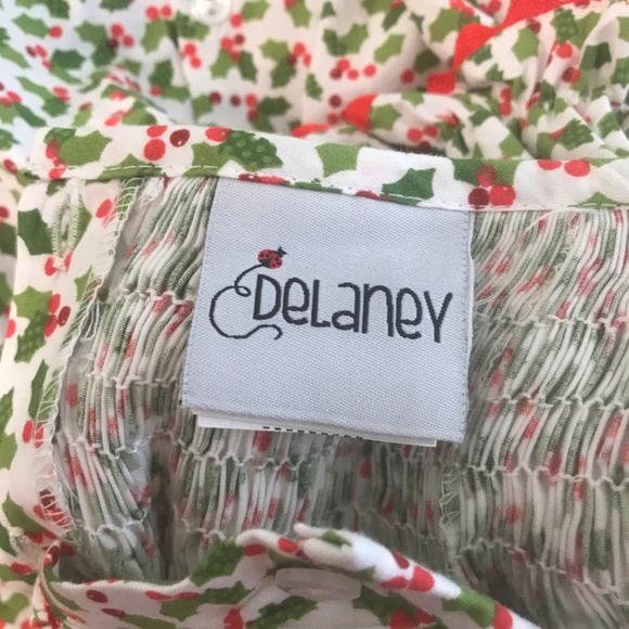 Delaney | Dresses | Delaney Christmas Smocked Berry Cotton Dress | Poshmark